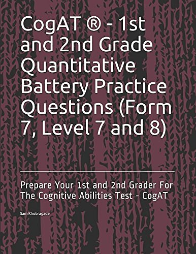 CogAT ® - 1st and 2nd Grade Quantitative Battery Practice Questions ...